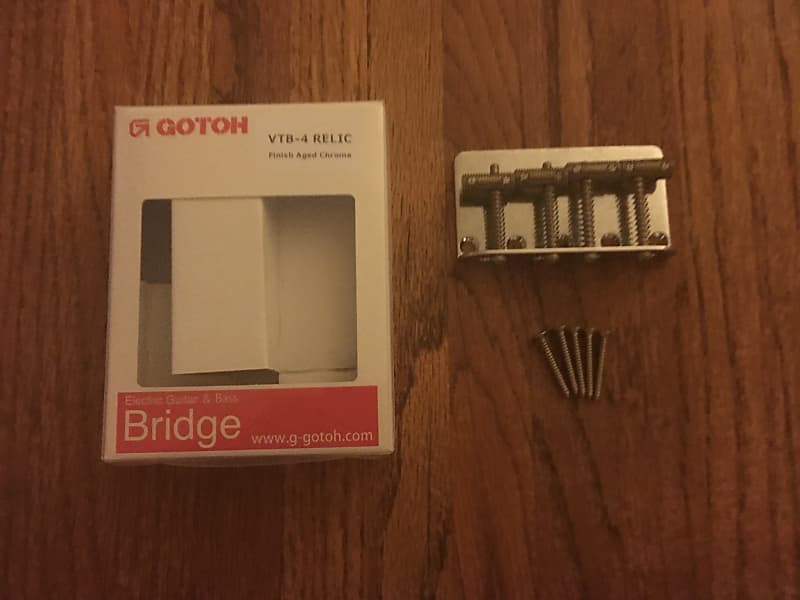 Gotoh VTB-4 Relic Aged chrome | Reverb