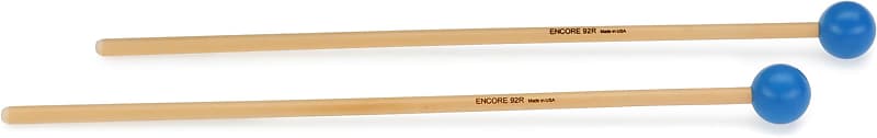 Encore Mallets 92R Unwound Series Poly Ball Mallets - Rattan | Reverb