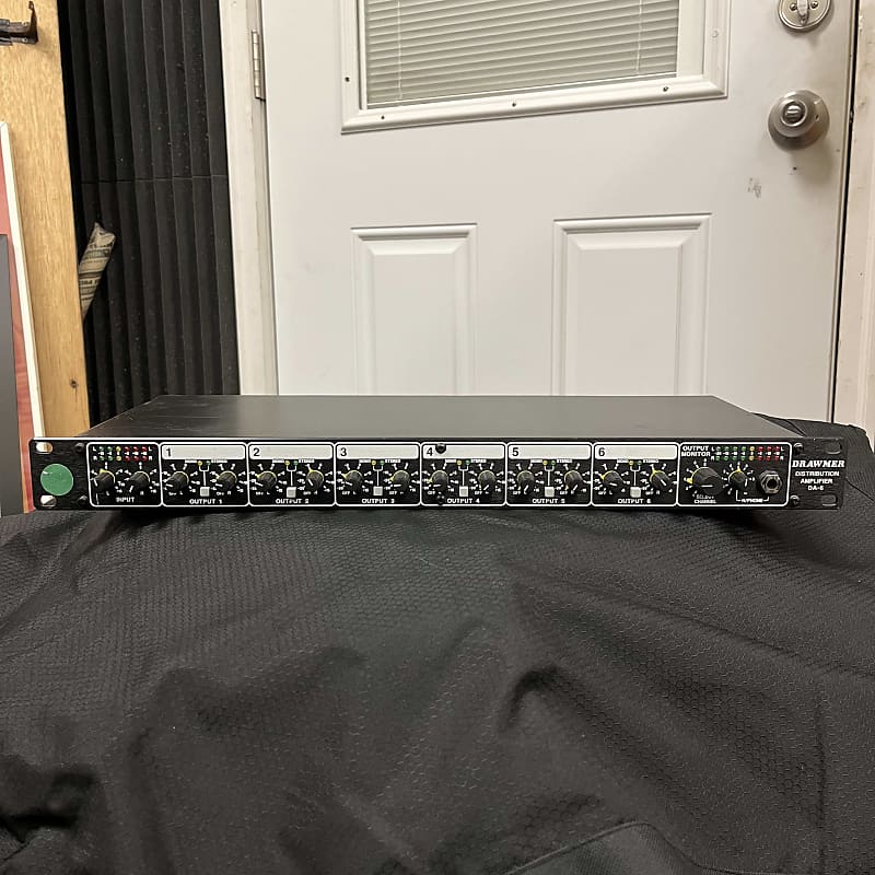 Drawmer DA-6 DA6 Channel Distribution Amplifier Rack Module | Reverb