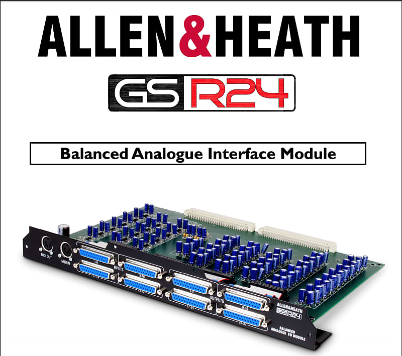 Allen & Heath M-GS2R24-ANA-A / Balanced Analogue Interface | Reverb