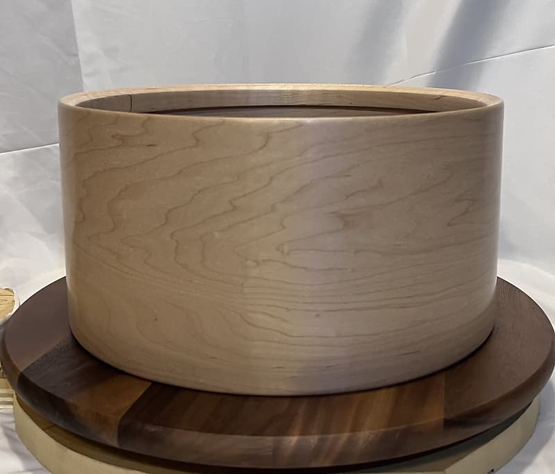 Famous Drum Company 7x14” Steam-bent, Single-ply, Solid Maple | Reverb
