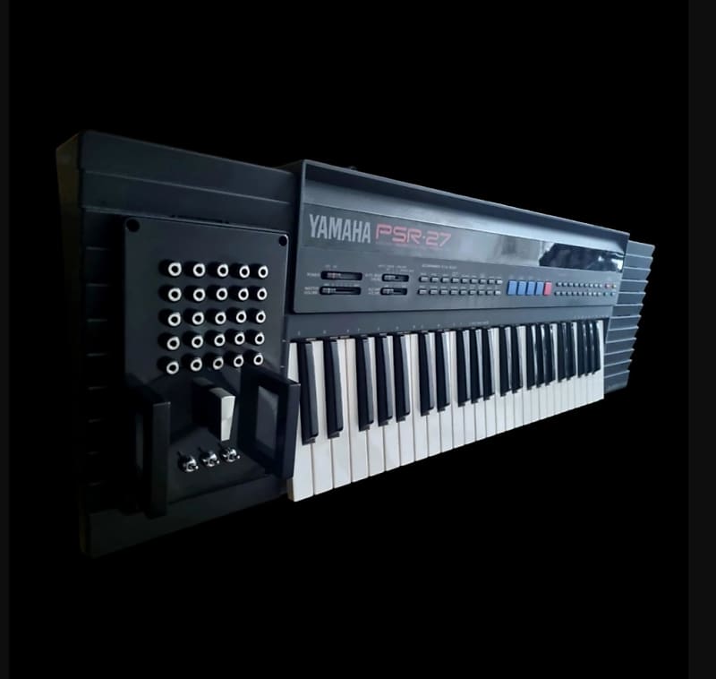 Yamaha PSR27 AWM/FM Keyboard + Patch Bay and Effects Switches | Reverb