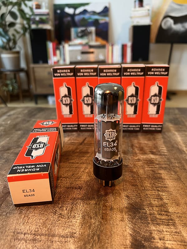 6X RSD EL34 NOS Matched - In box | Reverb
