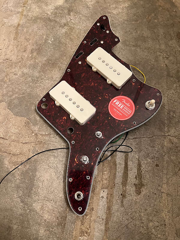 Loaded Jazzmaster pickguard Squier CV Jazzmaster Wiring | Reverb