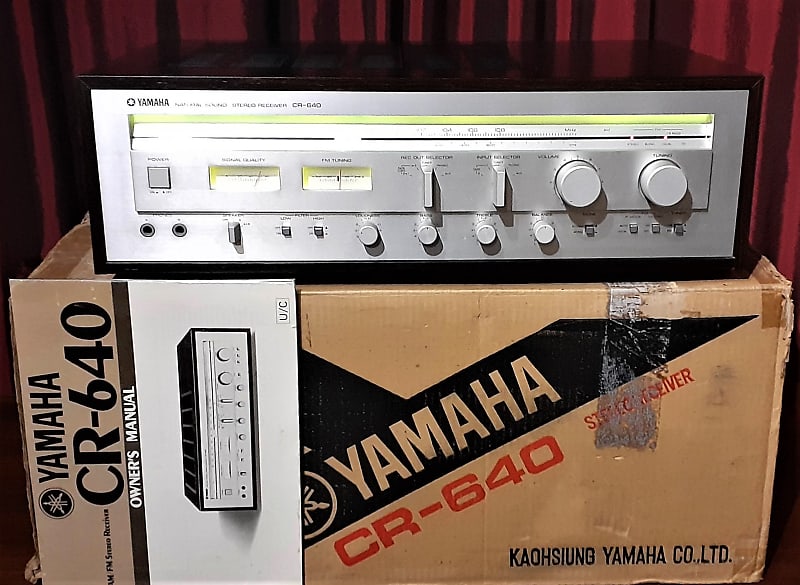 1979 Yamaha CR-640 Natural Sound AM/FM Receiver | Reverb