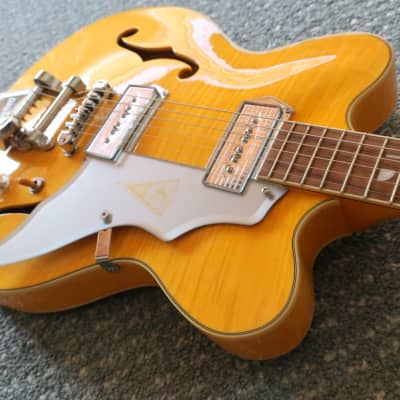 Kay Vintage Reissue Jazz II Hollowbody Electric Guitar Blonde | Reverb