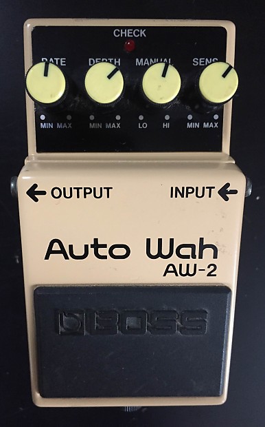 Boss AW-2 Auto Wah Yellow/Black | Reverb