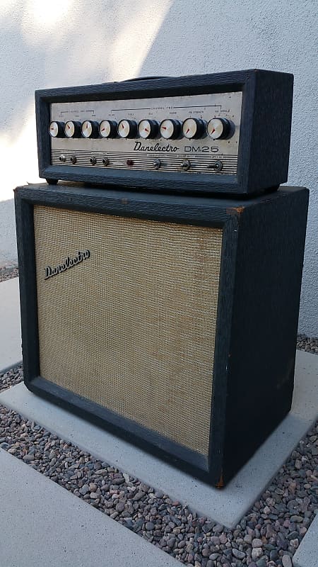 Danelectro DM25 1960s vintage amplifier 1960s grey | Reverb