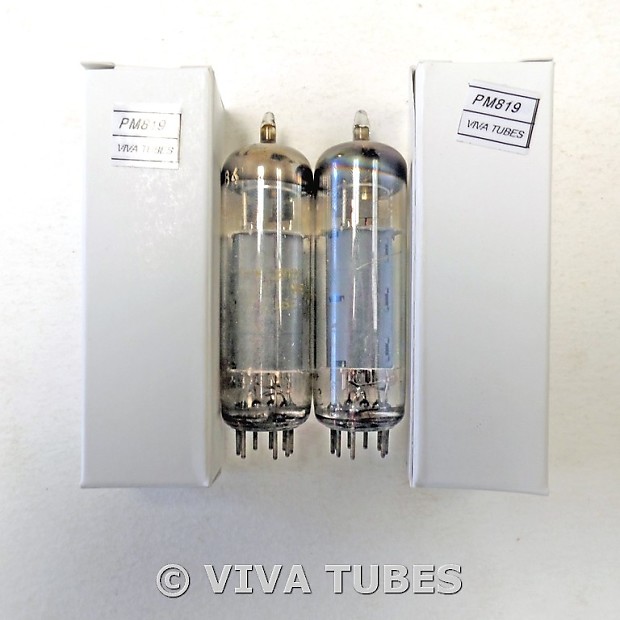 NOS Matched Pair Amperex Holland 6BQ5/EL84 Gray Plate Top | Reverb UK