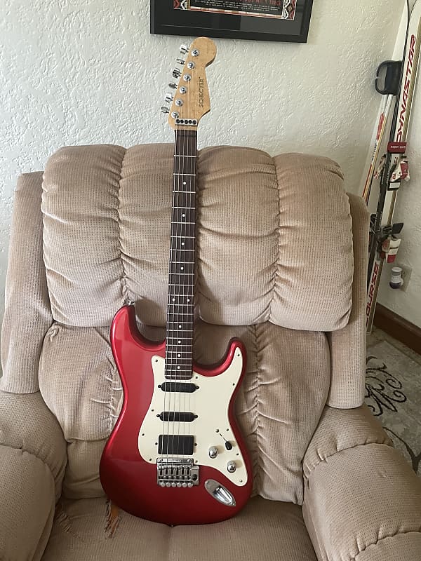 Schecter USA Strat 🇺🇸 1983-1987 - Red | Reverb