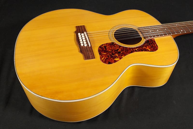 Guild F2512 Natural 12 String Jumbo Acoustic Guitar | Reverb