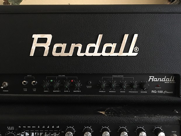 Randall RG100 classic 1980s Tolex black | Reverb