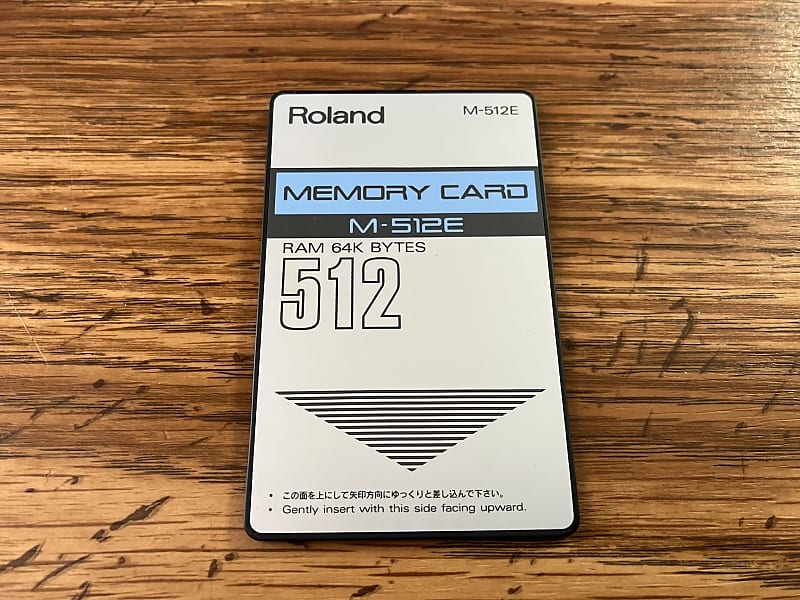 Roland M-512E RAM Memory Card | Reverb