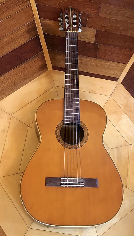 100% ORIGINAL 1960s/70s Del Rey G465 Classical Natural Guitar | Reverb
