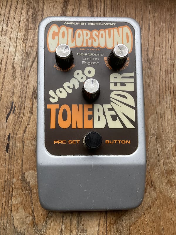 Colorsound Jumbo Tone Bender 1970s | Reverb