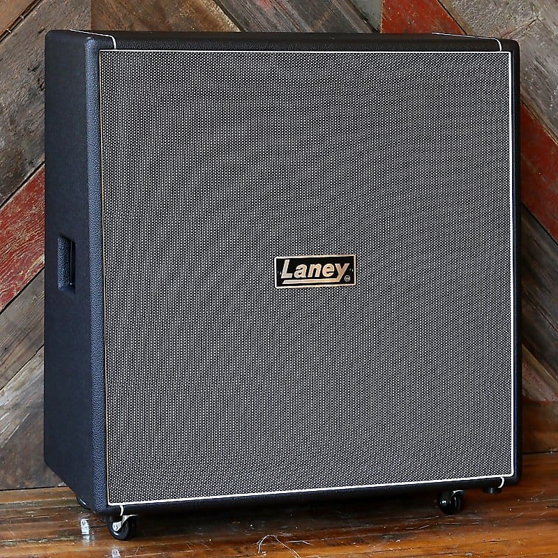 Laney LA412 Black Angled 4x12 Speaker Cabinet | Reverb