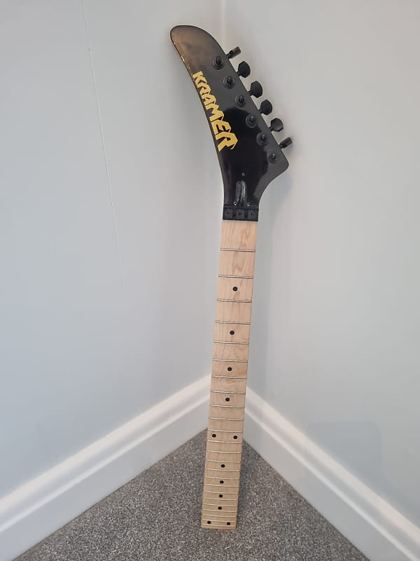 Left Handed Kramer Striker Guitar Neck 2022 Black | Reverb UK