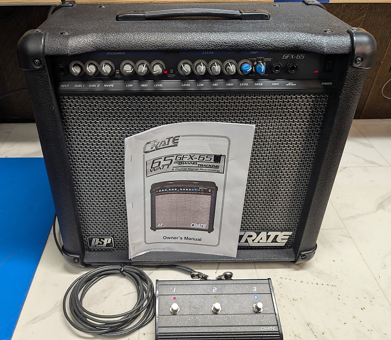CRATE GFX-65 Watt, 3 Channel Guitar Amp w/ DSP Effects, | Reverb