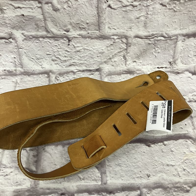 Unknown Leather Bass Guitar Strap | Reverb