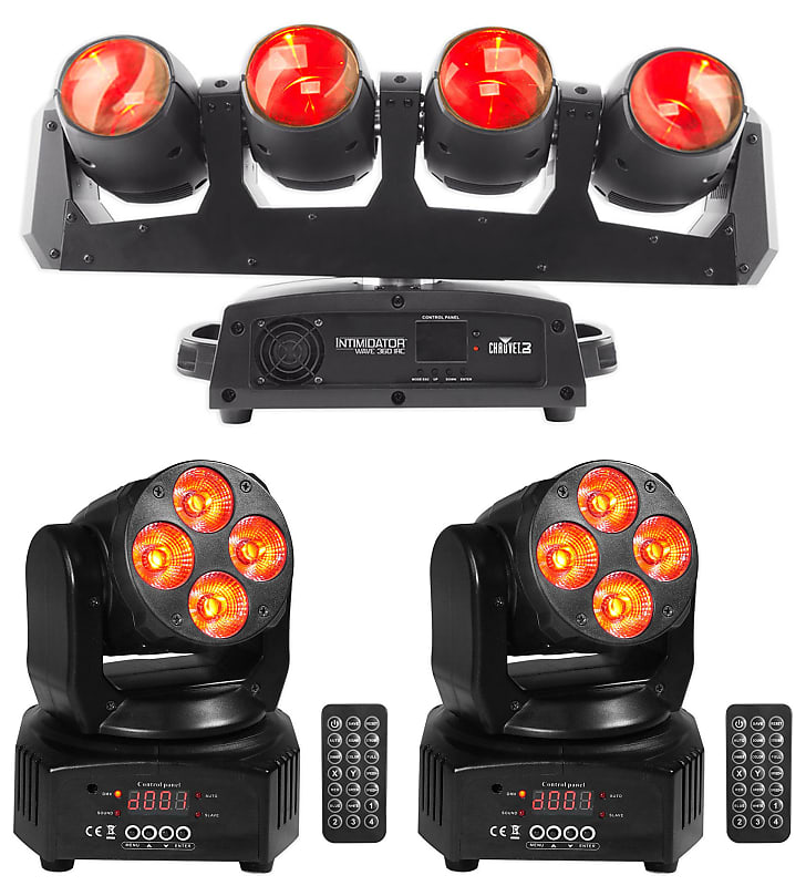 Chauvet Intimidator Wave 360 IRC (4) Rotating Heads+(2) Mini | Reverb