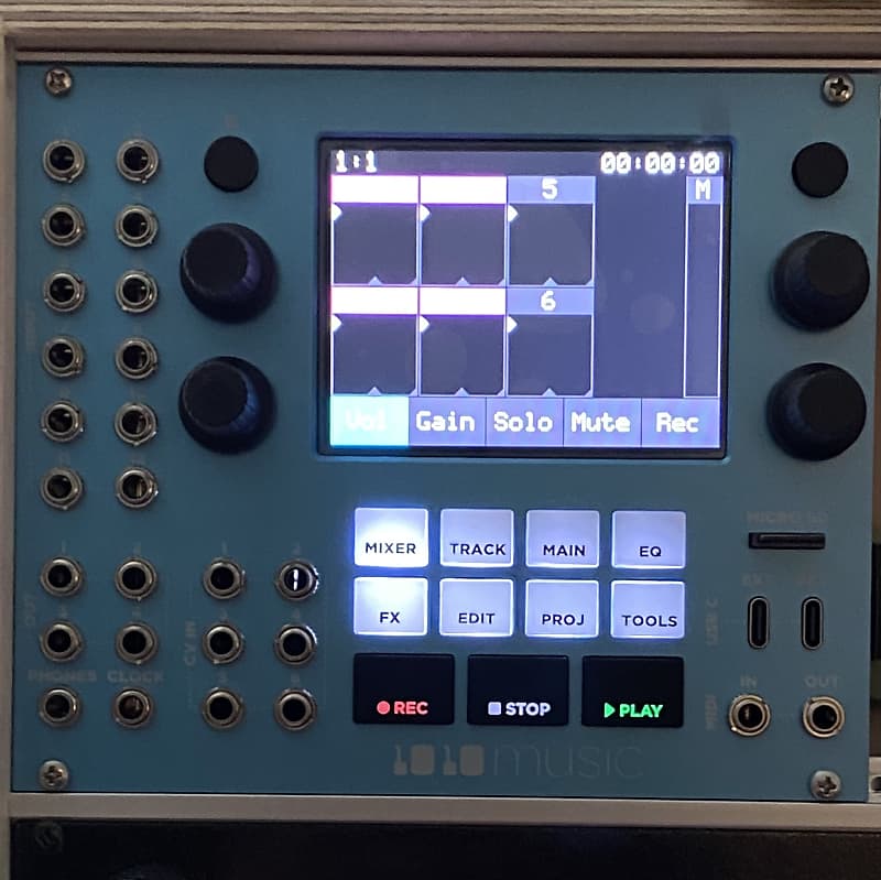 1010 Music Bluebox Eurorack Digital Mixer Recorder Blue Box | Reverb