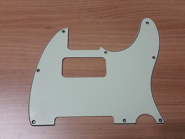 TELECASTER PICKGUARD FILTERTRON TV JONES ROUTING MINT GREEN | Reverb