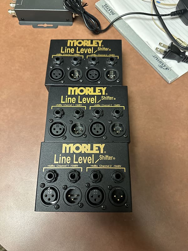 Morley Line Level Shifter 2020 - Present - Black / Gold | Reverb