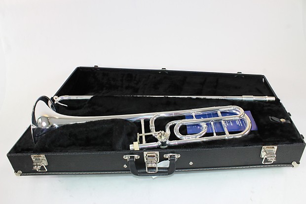 C.G. Conn 52HLSP Professional Trombone in Silver Plate | Reverb