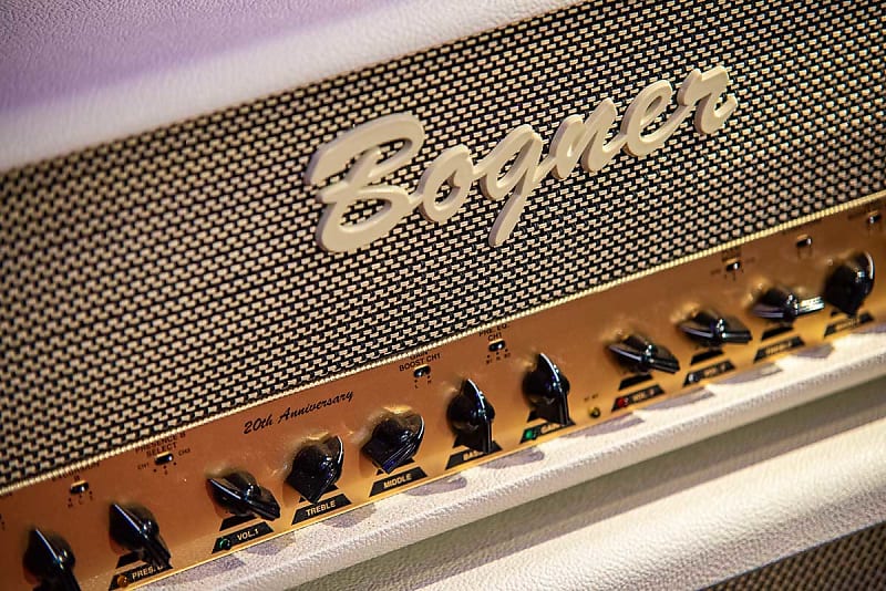 Bogner 20th Anniversary Ecstasy EL34 100w Head Ivory Tolex | Reverb