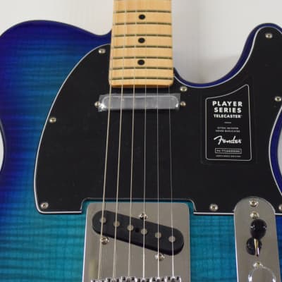 Fender Limited Edition Player Telecaster® Plus Top - Blue | Reverb