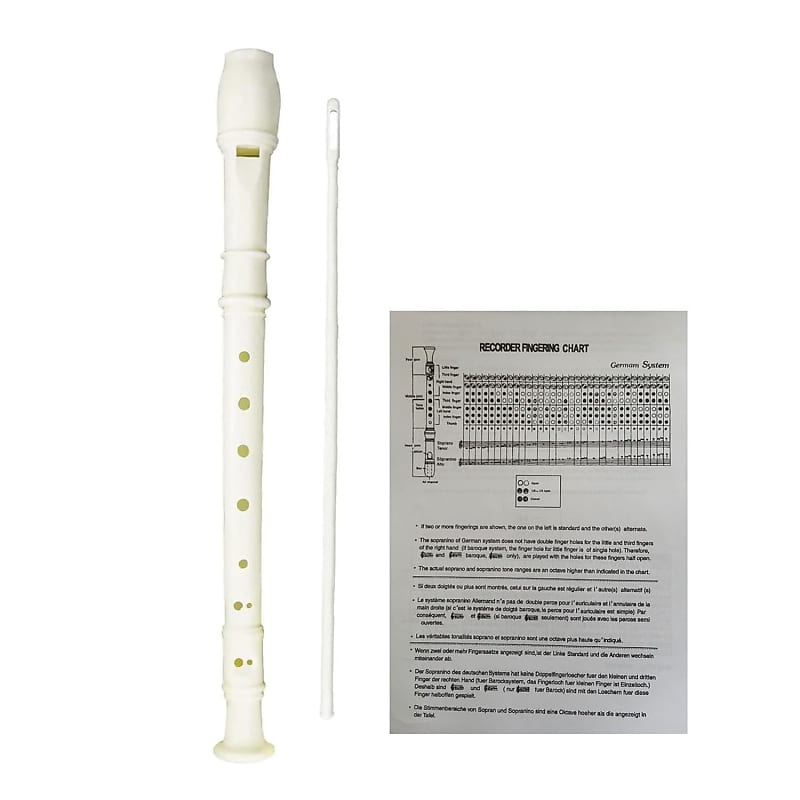Soprano Recorder 8 Hole Classic German Style Descant Flute | Reverb