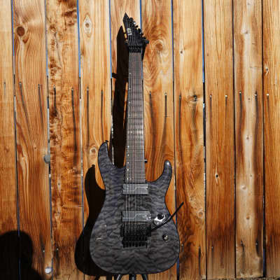 ESP LTD SIGNATURE SERIES BUZ-7 - See Thru Black 7-String | Reverb