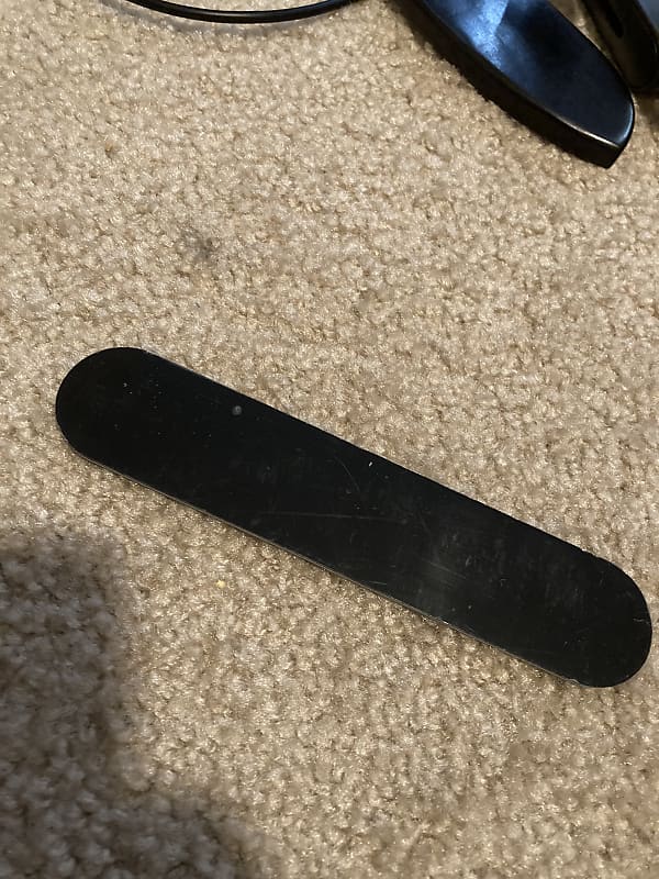 Blank Control Plate For Tele ,Plastic PVC 3ply Black, No-hole | Reverb