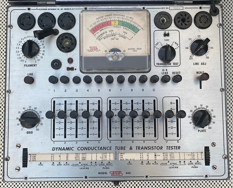 Eico 666 Tube Tester - 1970's | Reverb