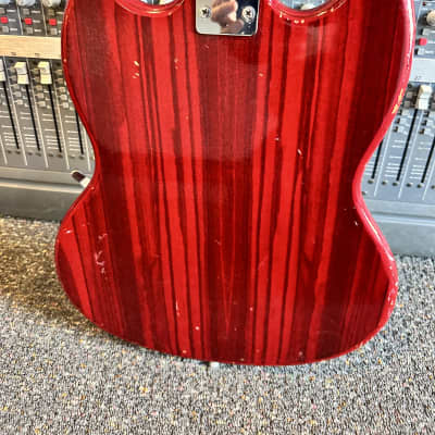 Kay? SG 3 Pickup Copy Cherry Red Electric Guitar | Reverb