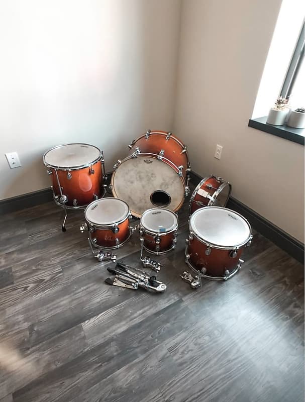 PDP by DW FX Tobacco Fade 6 Piece Drum Set | Reverb