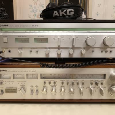 Yamaha Natural Sound Receiver CR-640 1977 Brushed Silver | Reverb