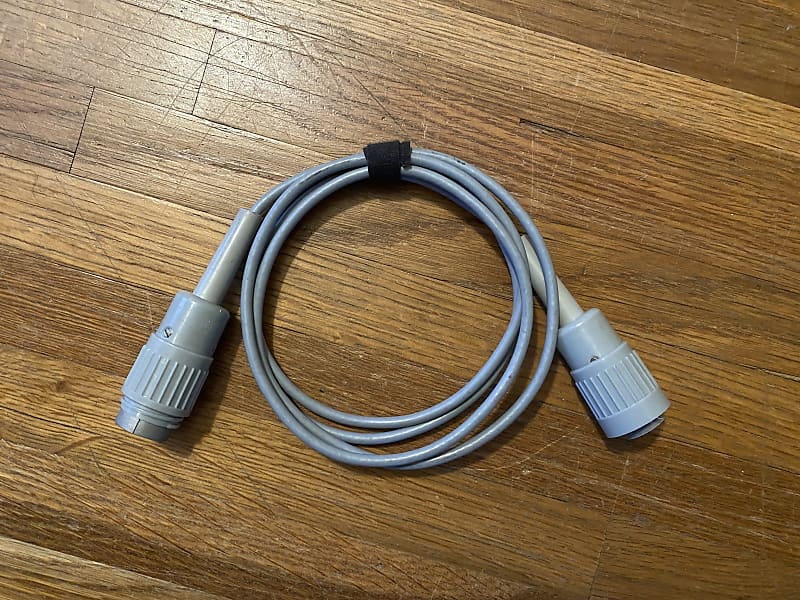 Neumann Gefell Vintage 5 Foot 6 Pin Microphone Cable. UM57 | Reverb