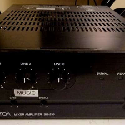 Brand New TOA BG-2120 Mixer Amplifier 120 Watt 70 Volt | Reverb