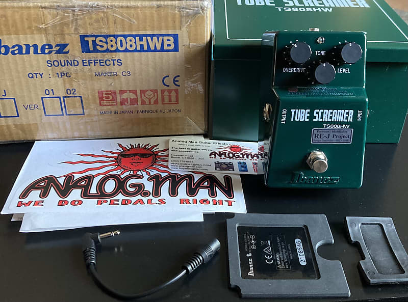 Ibanez Analogman Silver Mod TS808HW Tube Screamer Handwired | Reverb