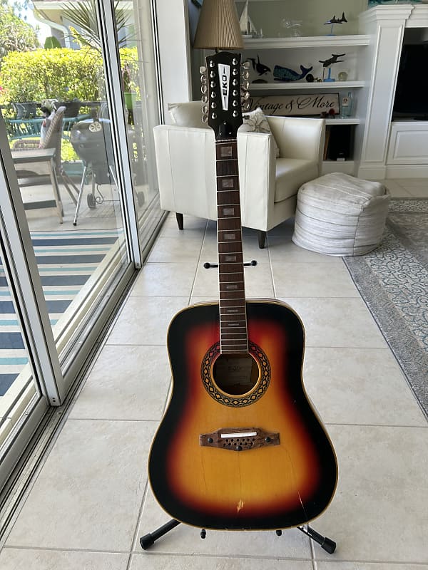 Eko Ranger 12 string 1970’s - Sunburst | Reverb