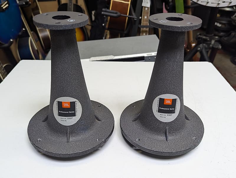 Matched Pair! JBL 2307/H91 Conical 1" Throat 1,200 Hz Horns - | Reverb