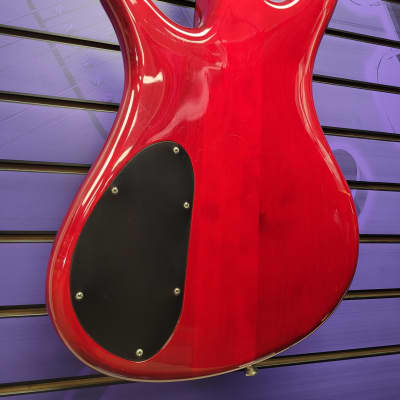 Spector NS 2000/4 1999-2003 neck-thru - Translucent Red | Reverb