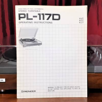 1977 Pioneer PL-117D Turntable | Reverb