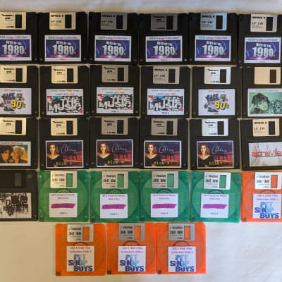 Midi Songs Floppy Disk Collection | Reverb