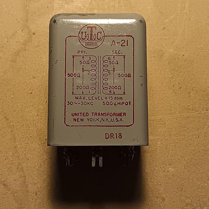 UTC A21 transformer for mic or line preamp etc triad | Reverb