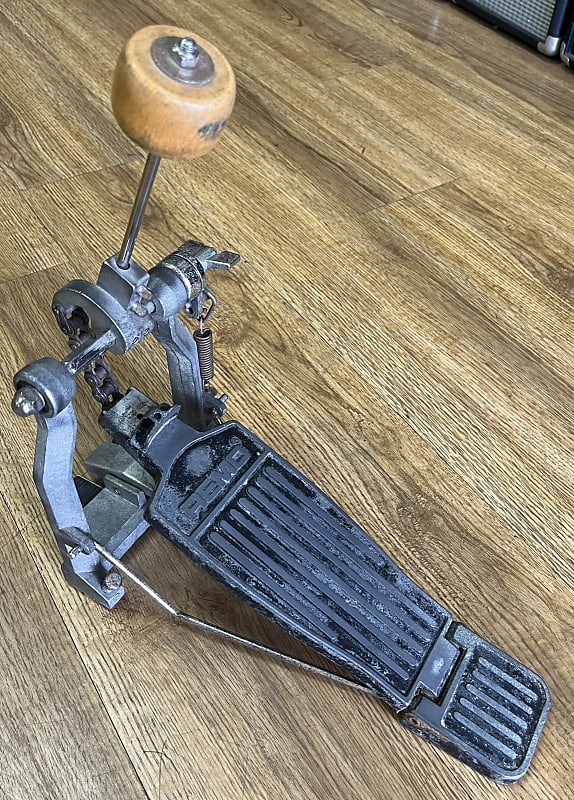 REMO BASS DRUM PEDAL SINGLE CHAIN VINTAGE (USED) | Reverb