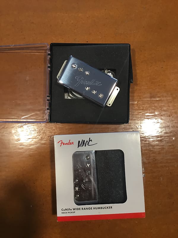 Fender CuNiFe Wide Range Humbucker pickup set 2020 - Chrome | Reverb
