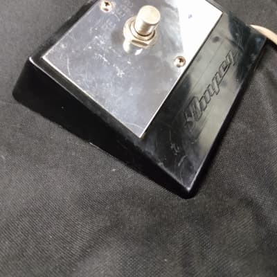 Ampeg Reverb Footswitch 1960s Black/ Chrome Rare Original | Reverb