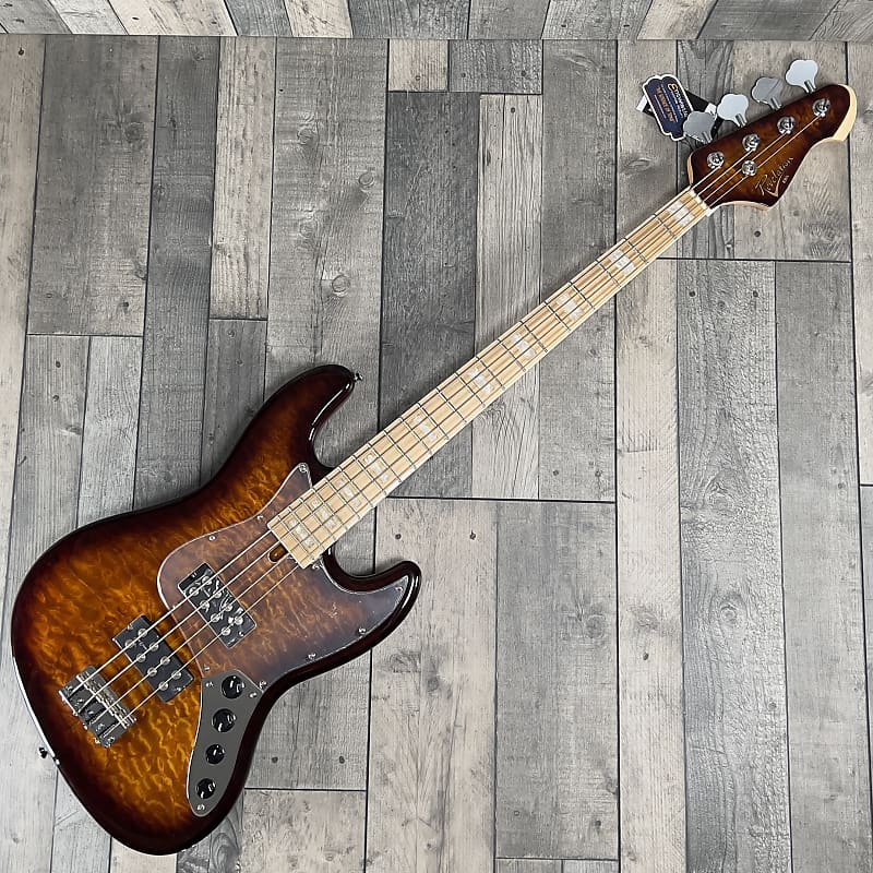 Revelation RBN Neo-Bass Dark Sunburst | Reverb UK